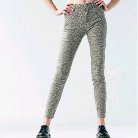 PacSun | Jeans | Pacsun Leopard Print High Waisted Jeggings | Poshmark